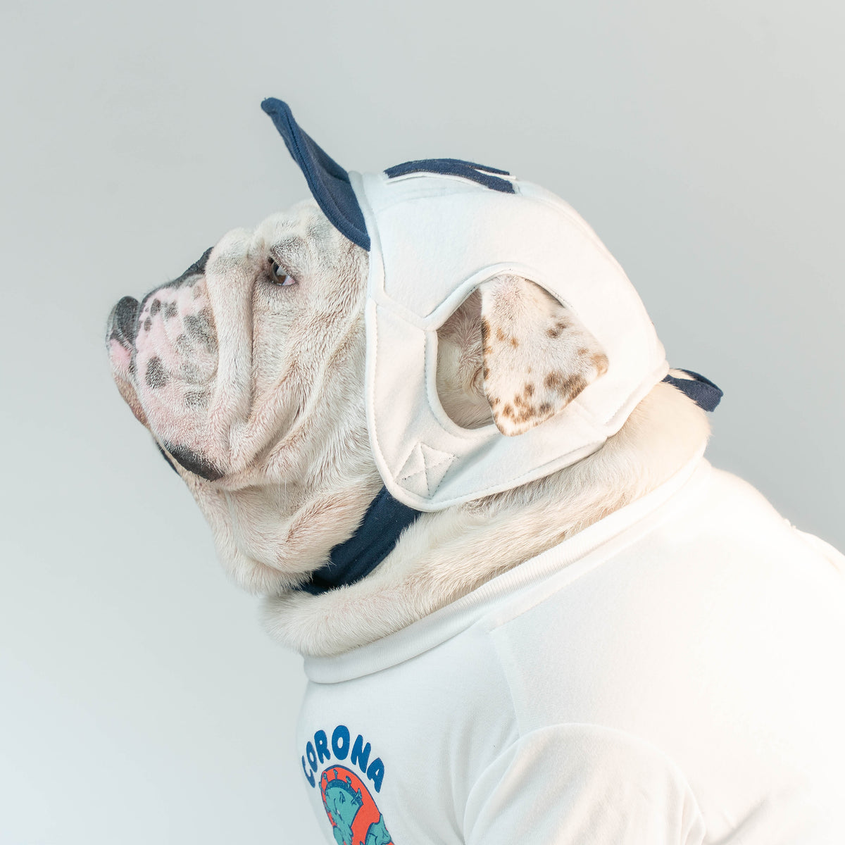 WONTON ONE CAP 2 in white and navy – Wonton Collection